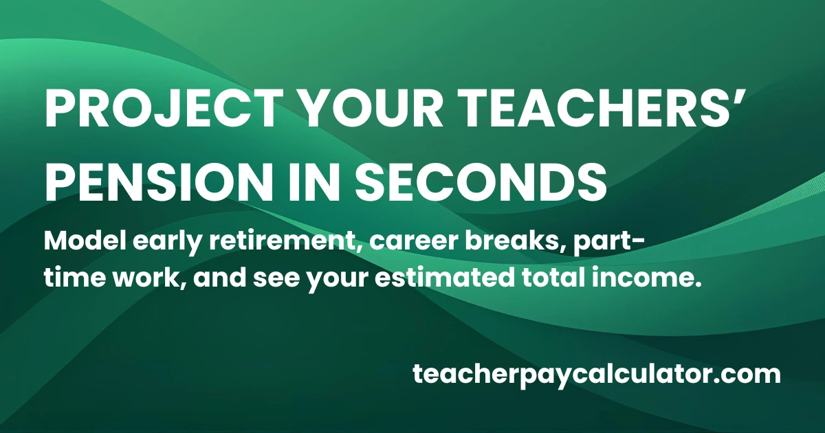 Teachers’ Pension Calculator UK (2025) | CARE & Final Salary Projector